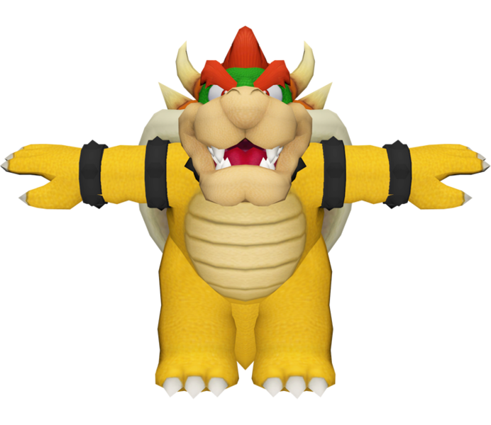 File:MK8 Bowser Model.png - Super Mario Wiki, the Mario encyclopedia