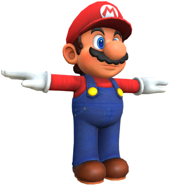 File:MPSMarioModel.png - Super Mario Wiki, the Mario encyclopedia