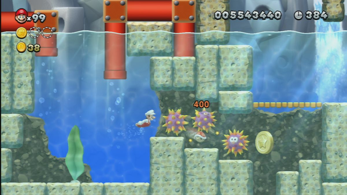 Porcupuffer Falls - Super Mario Wiki, the Mario encyclopedia