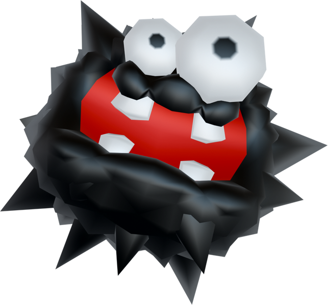 File:NSMBW Asset Model Fuzzy 2.png - Super Mario Wiki, the Mario ...