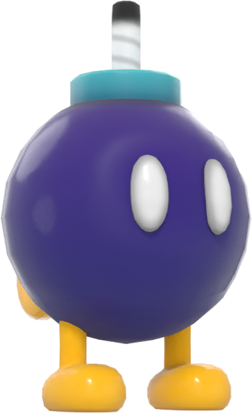 File:Bob-omb model SMBW.png - Super Mario Wiki, the Mario encyclopedia
