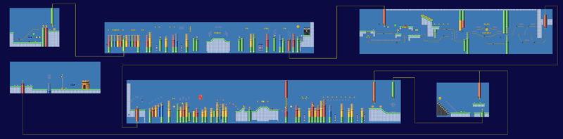 File:NSMBW World 7-4 Map.png - Super Mario Wiki, the Mario encyclopedia