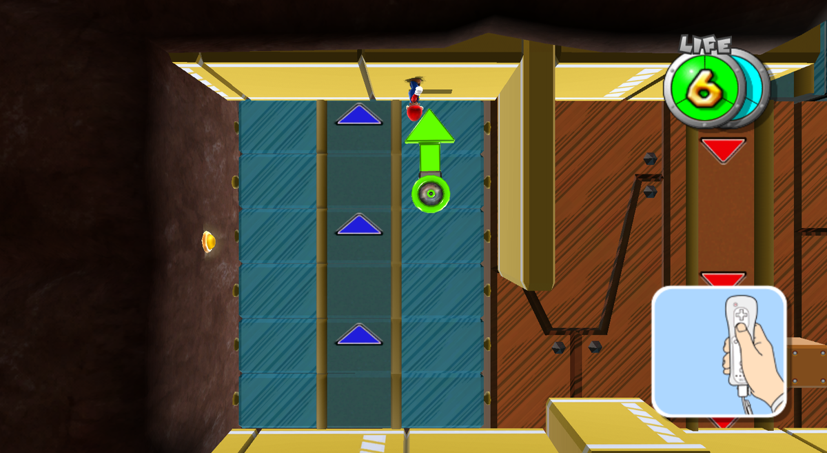 Gravity arrow - Super Mario Wiki, the Mario encyclopedia