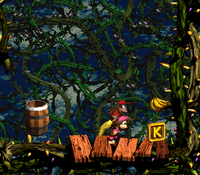 Bramble Scramble (Donkey Kong Country 2: Diddy's Kong Quest) - Super ...