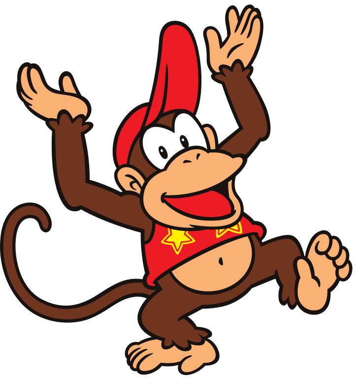 File:Diddy happy.svg - Super Mario Wiki, the Mario encyclopedia