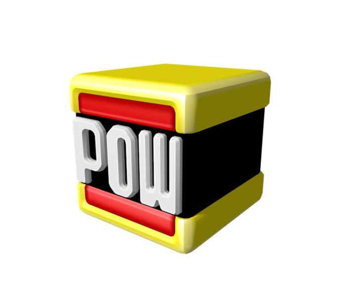 File:POWBlockSM3DWModel.png - Super Mario Wiki, the Mario encyclopedia