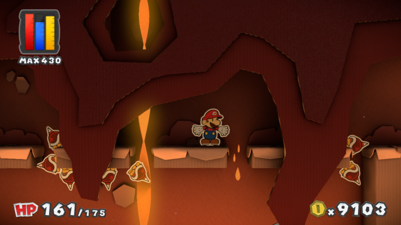 File:PMCS Redpepper Volcano ledge.png - Super Mario Wiki, the Mario ...