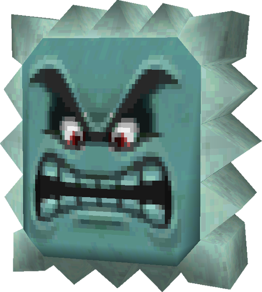File:NSMB Asset Model Thwomp.png - Super Mario Wiki, the Mario encyclopedia