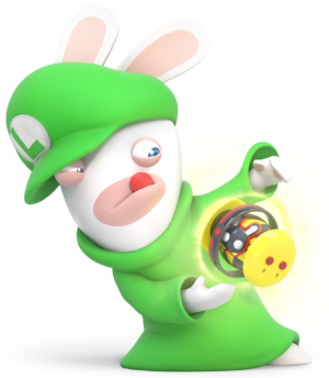 Rabbid Luigi - Super Mario Wiki, the Mario encyclopedia