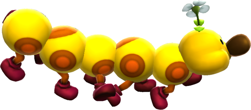File:SMG2 Asset Model Big Wiggler.png - Super Mario Wiki, the Mario ...