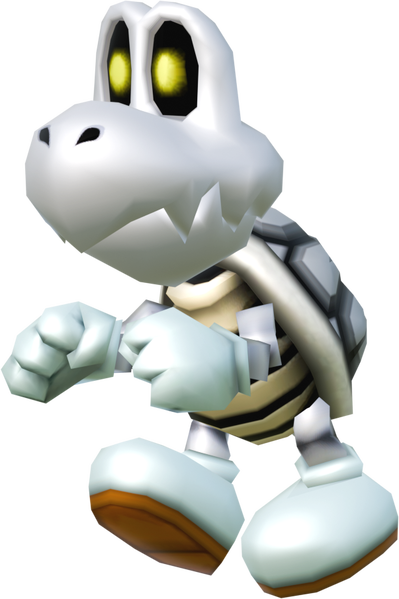 File:NSMBU Asset Model Dry Bones.png - Super Mario Wiki, the Mario ...