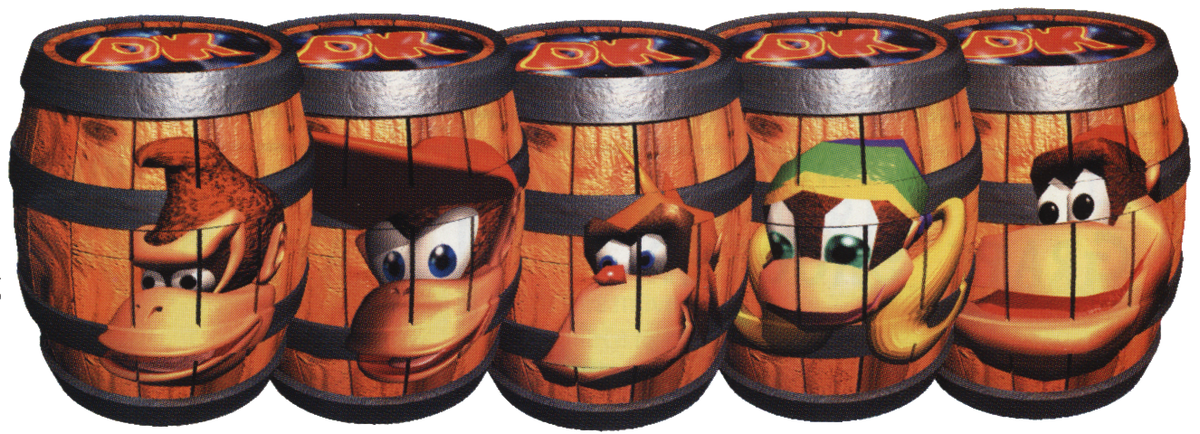 Cranky's Kong Barrel - Super Mario Wiki, the Mario encyclopedia