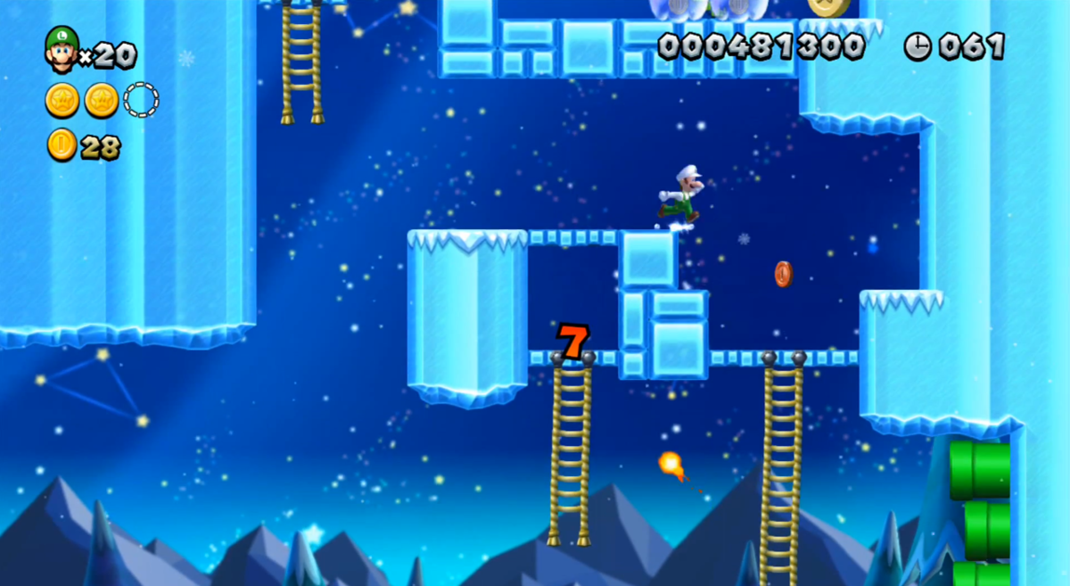 Slippery Rope Ladders - Super Mario Wiki, the Mario encyclopedia