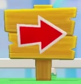 Arrow Sign - Super Mario Wiki, the Mario encyclopedia