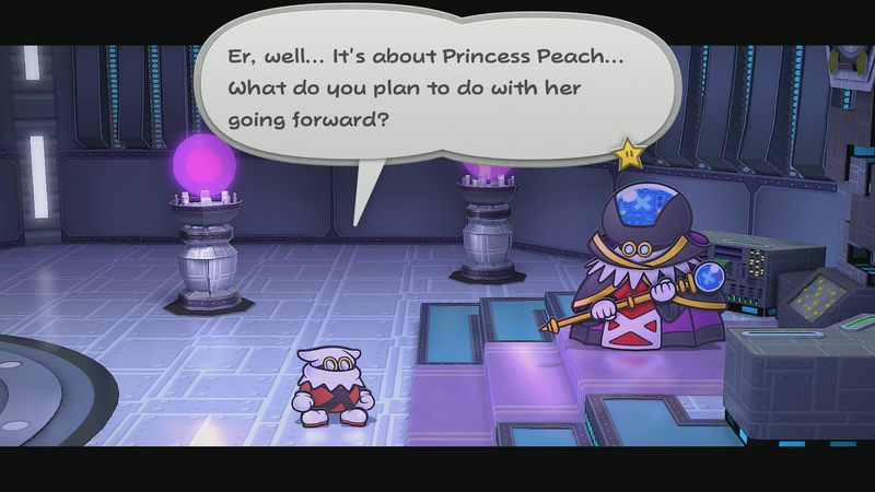File:TTYDNS X-Naut Peach Talking to Grodus.png - Super Mario Wiki, the ...