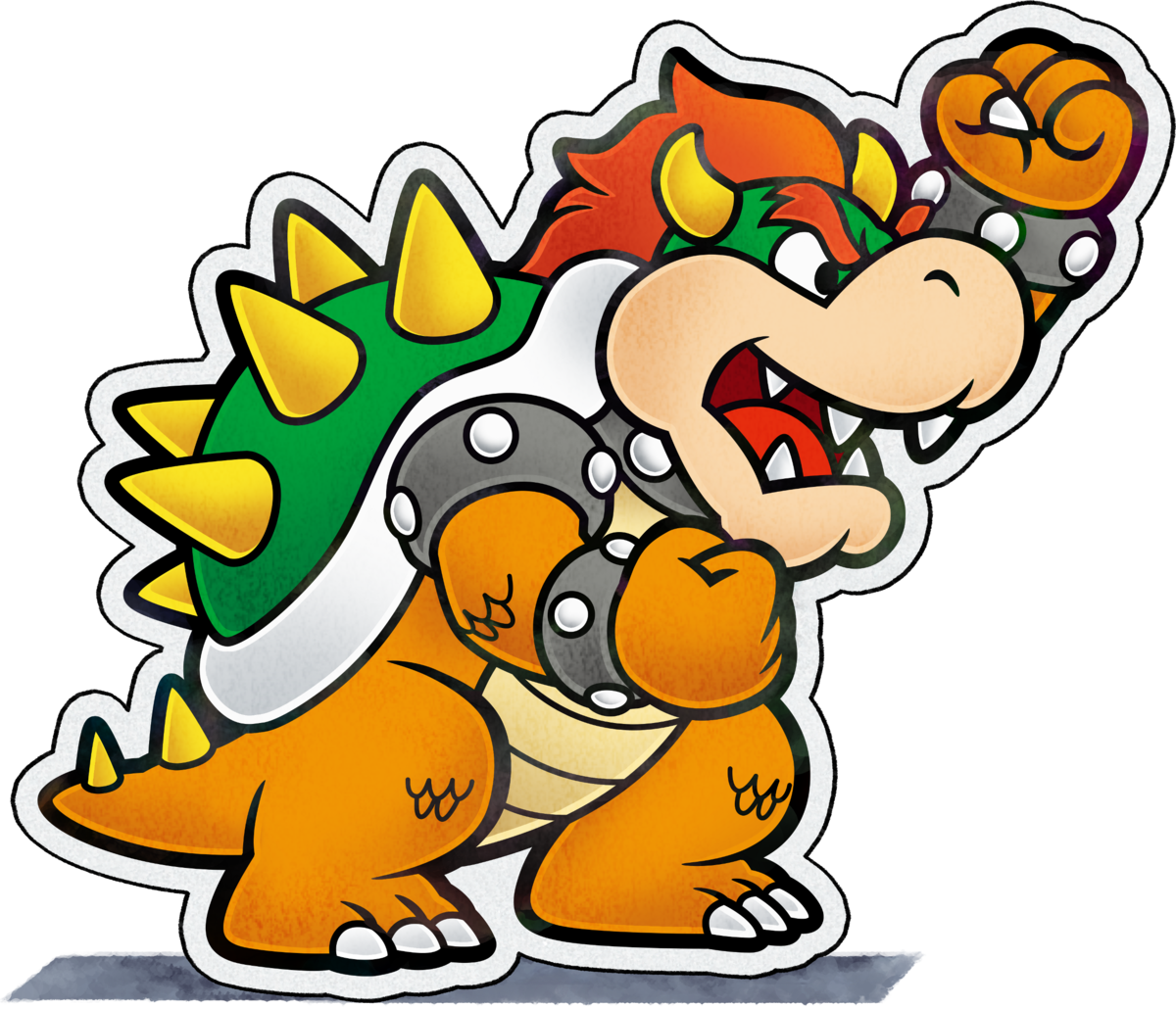 Paper Bowser Super Mario Wiki The Mario Encyclopedia