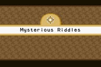 Mysterious Riddles - Super Mario Wiki, the Mario encyclopedia