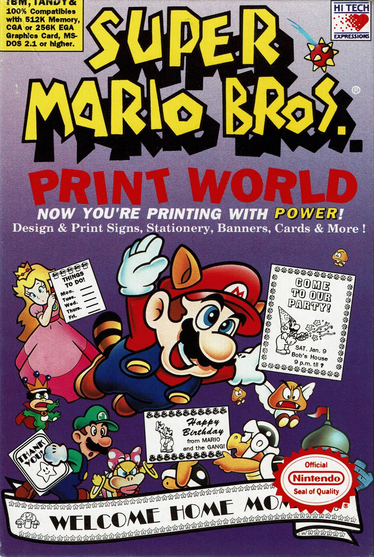 Super Mario Bros. Print World - Super Mario Wiki, the Mario encyclopedia