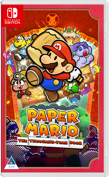 File:Paper Mario The Thousand-Year Door Nintendo Switch ZA box art.png ...