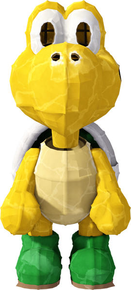 File:PMTOK PaperMachoKoopaTroopa Render.png - Super Mario Wiki, the ...