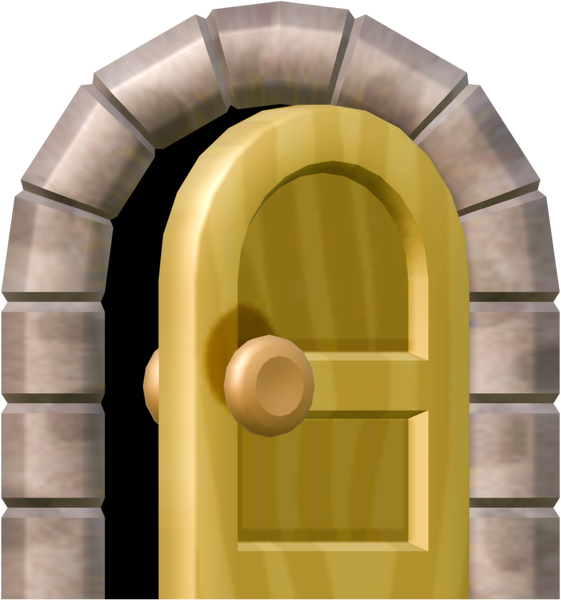 File:NSMBU Asset Model Door.png - Super Mario Wiki, the Mario encyclopedia