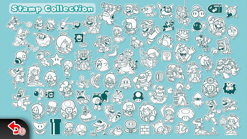 File:SM3DW-AllStamps.jpg - Super Mario Wiki, the Mario encyclopedia