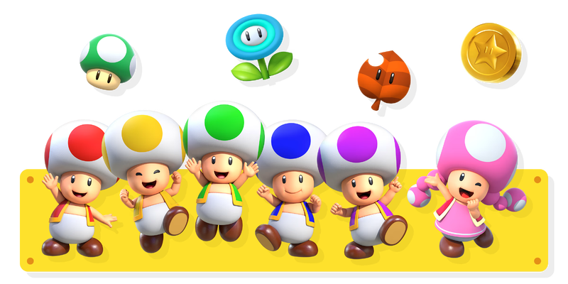 File:MNS Toads Artwork.png - Super Mario Wiki, the Mario encyclopedia