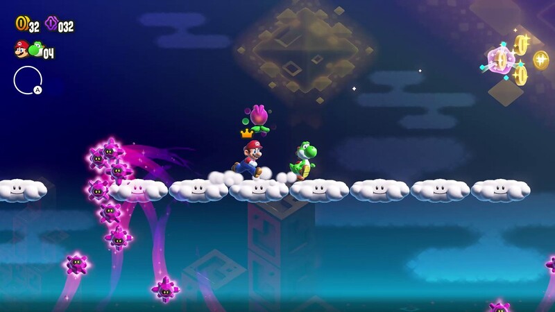 File:SMBW dark sky level.jpg - Super Mario Wiki, the Mario encyclopedia