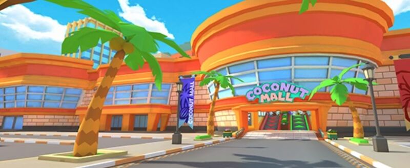 File:MKT Coconut Mall Scene.jpg - Super Mario Wiki, the Mario encyclopedia