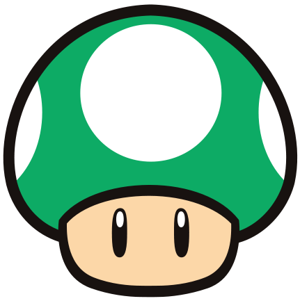 File:1up Mushroom - 2D art.svg - Super Mario Wiki, the Mario encyclopedia