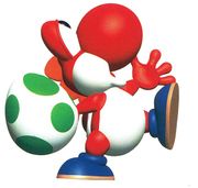 Gallery:Red Yoshi - Super Mario Wiki, the Mario encyclopedia